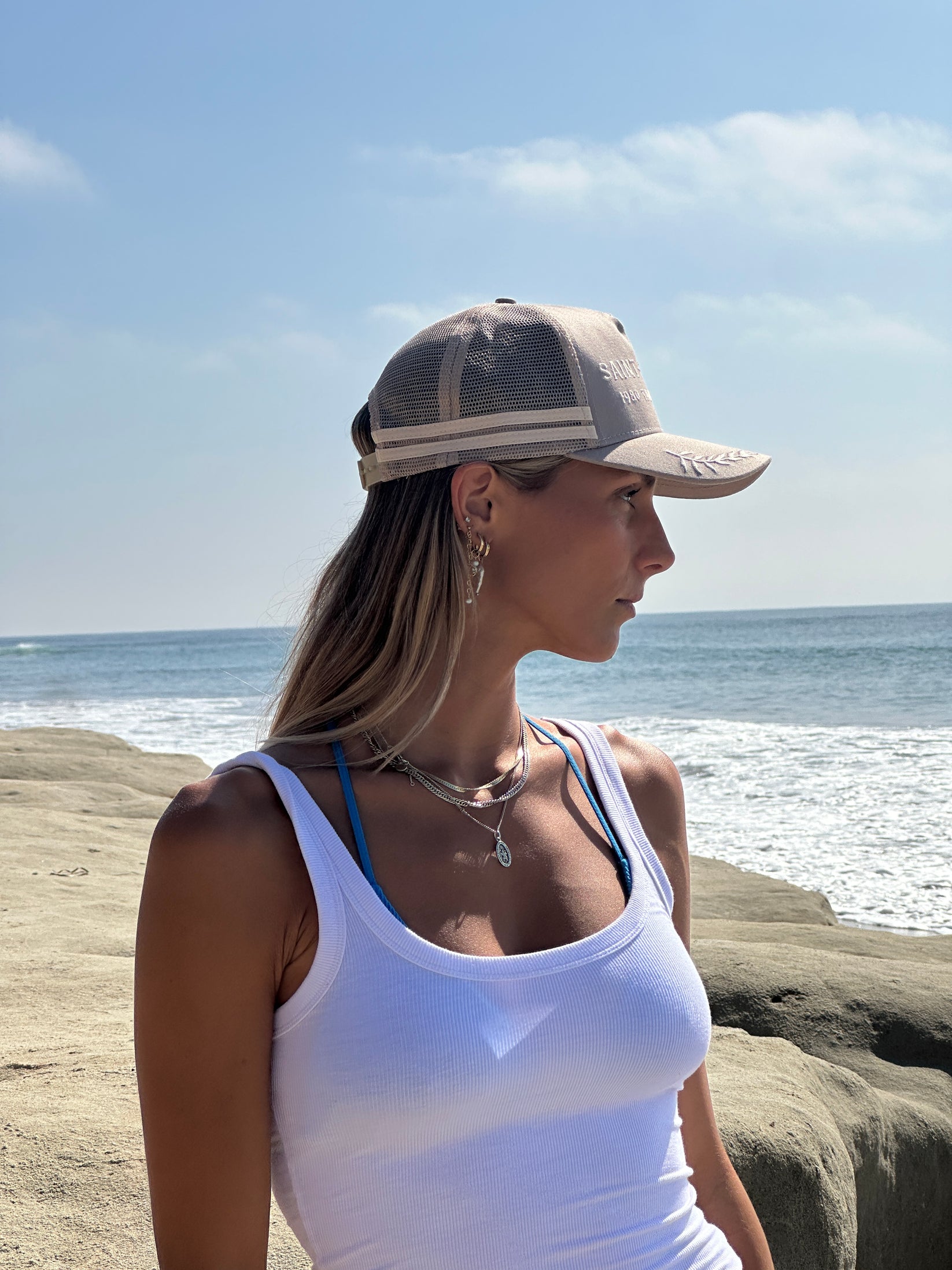 SAINT TROPEZ - RETRO TRUCKER HAT, Vintage ball cap – Augustine Hat Co.