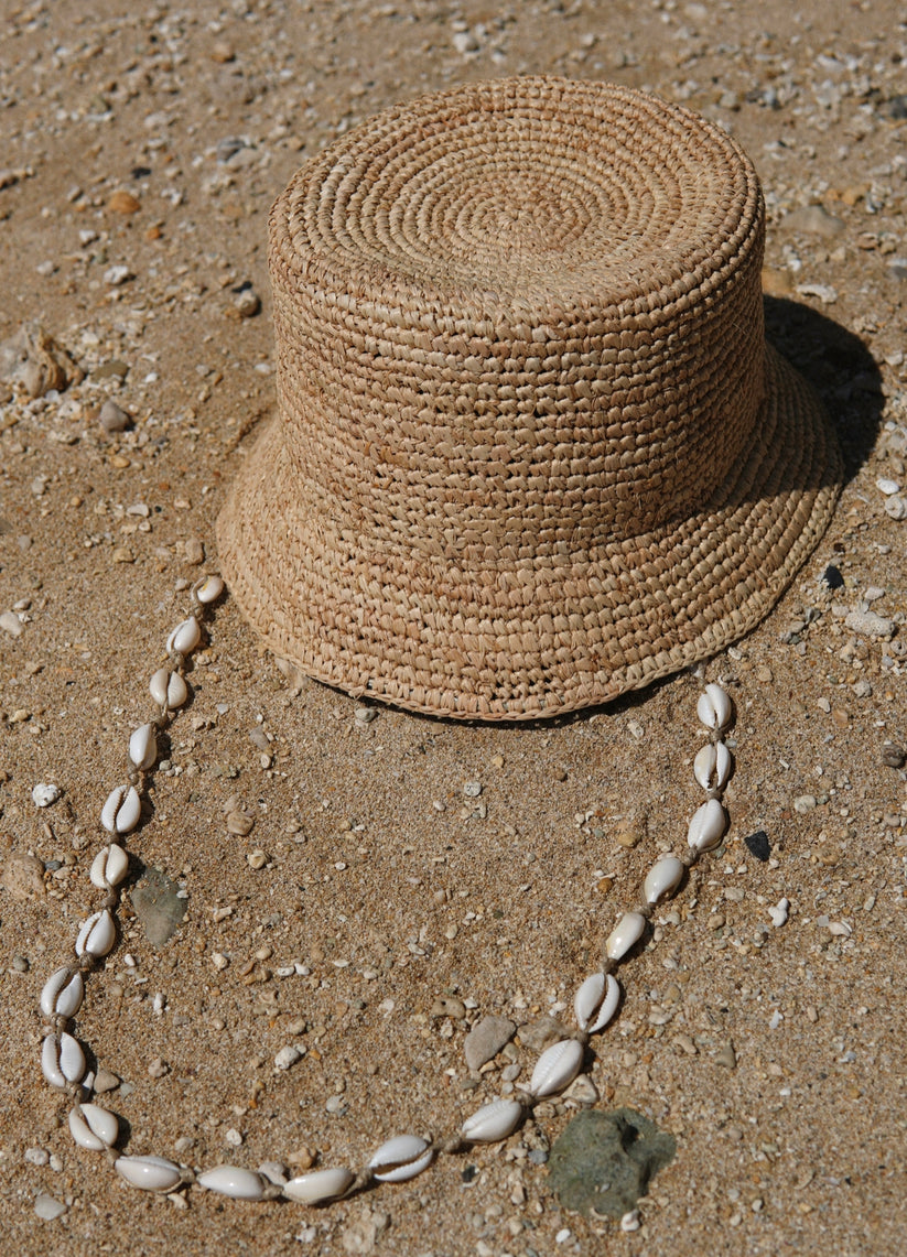 Cowrie Shell - Hat Chin Strap, Seashell Hat Band Accessory – Augustine ...